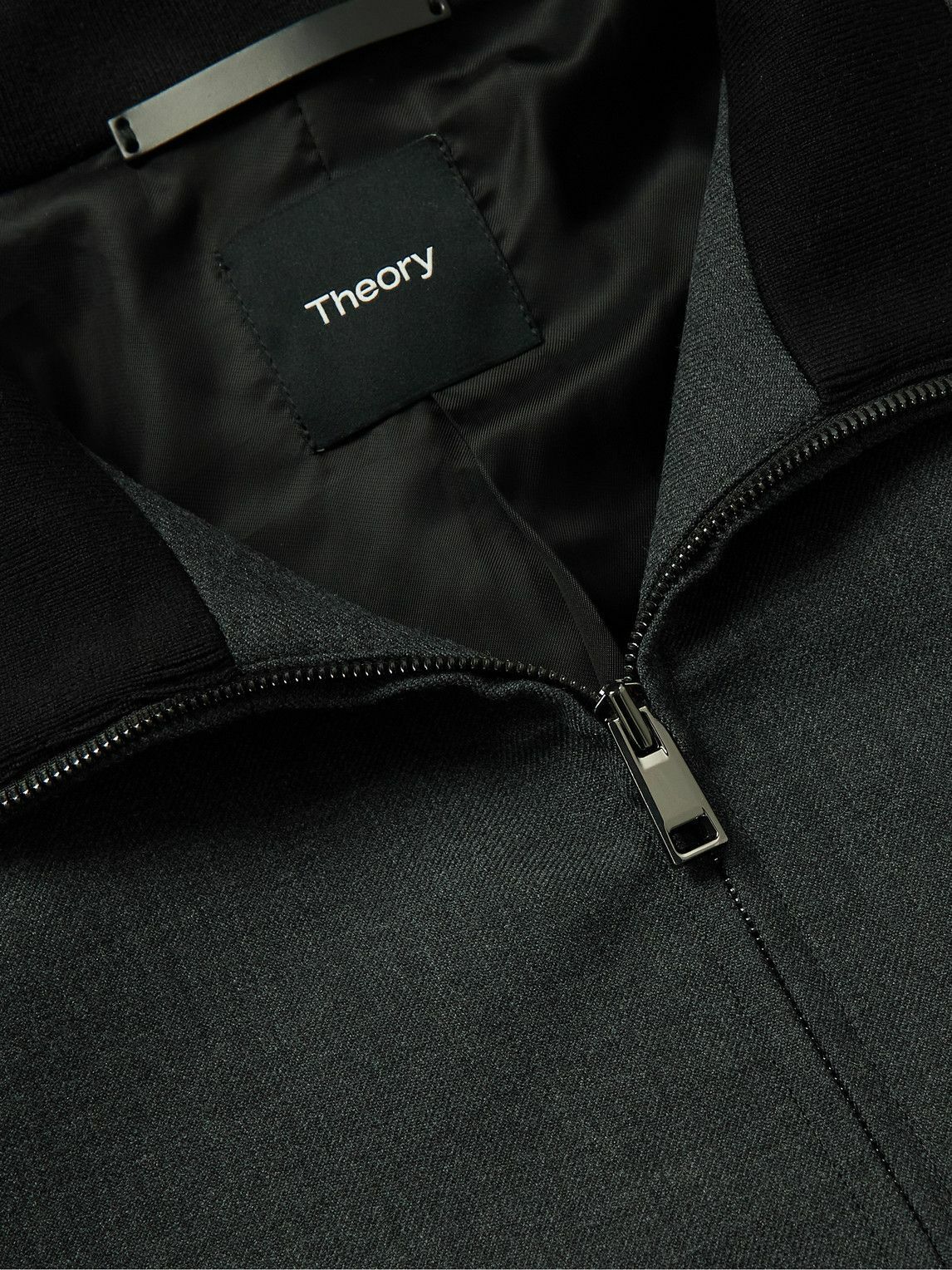 Theory - Junior Wool-Blend Twill Jacket - Black Theory