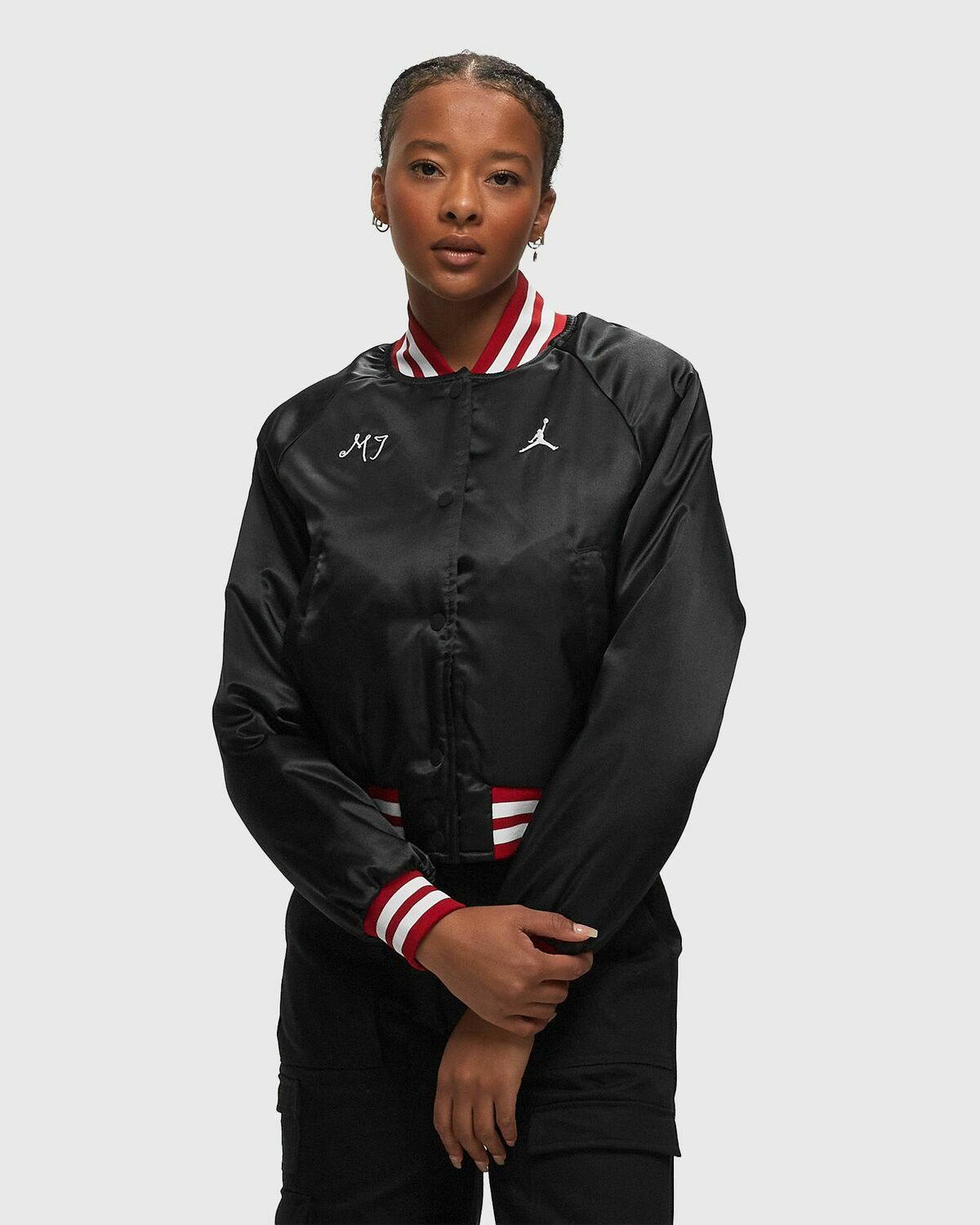 Jordan Wmns Varsity Jacket Black - Womens - Bomber Jackets/College ...
