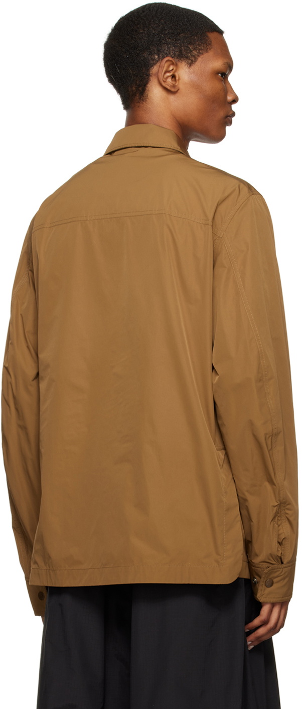 Moncler Brown Flap Pockets Jacket Moncler