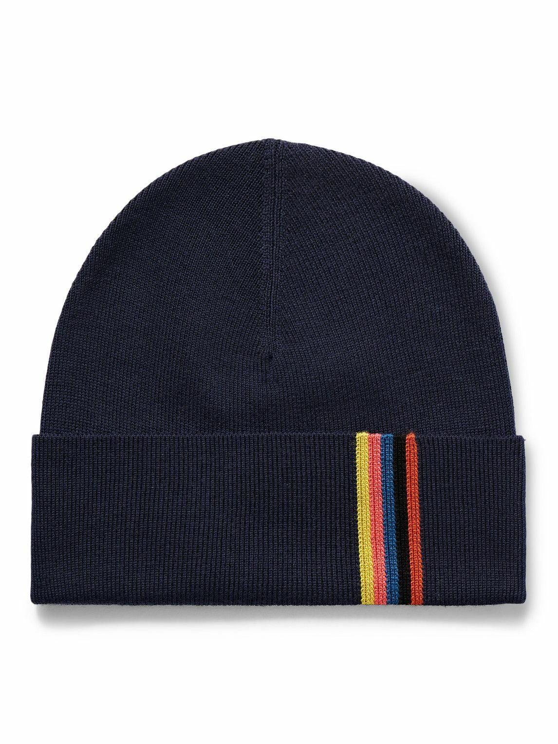 Paul Smith - Striped Merino Wool Beanie Paul Smith