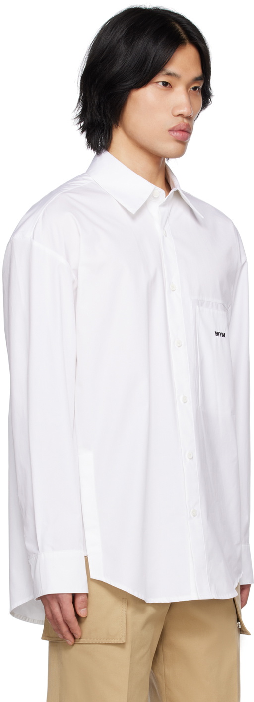 Wooyoungmi White Patch Pocket Shirt Wooyoungmi