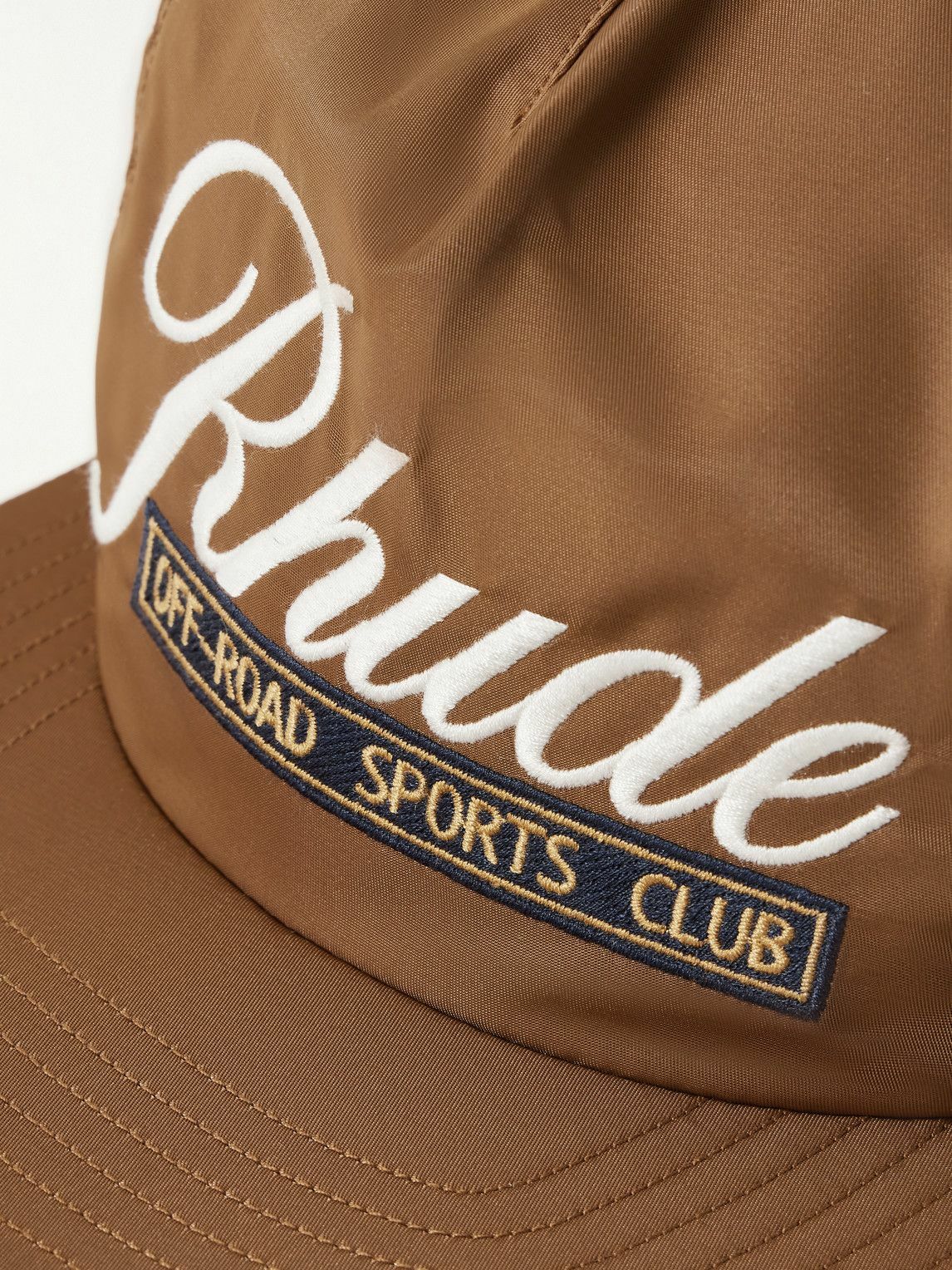 Rhude - Logo-Embroidered Shell Trucker Cap Rhude