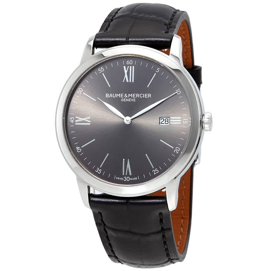 Baume et Mercier Classima Slate Gray Dial 42mm Mens Watch 10416 Baume ...