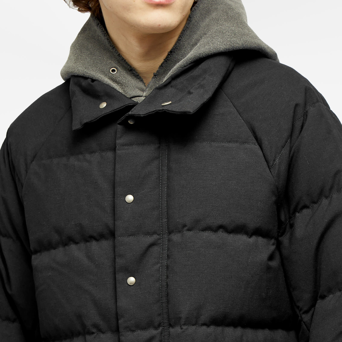 Visvim Men's Ulmer Down Coat in Navy Visvim