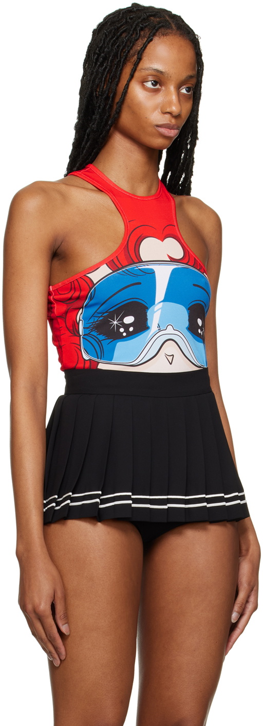 Pushbutton SSENSE Exclusive Red Goggle Girl Tank Top Pushbutton