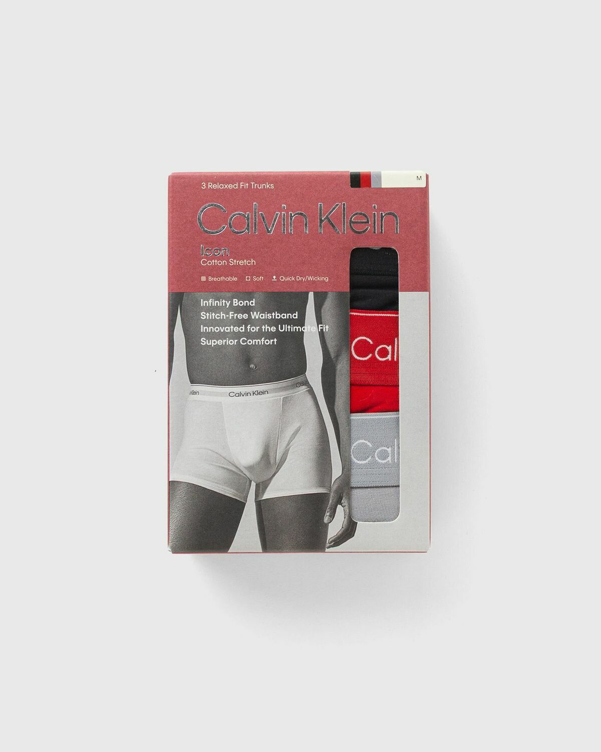 Calvin Klein Underwear RELAXED FIT TRUNK 3P Multi-color Mens Boxers ...