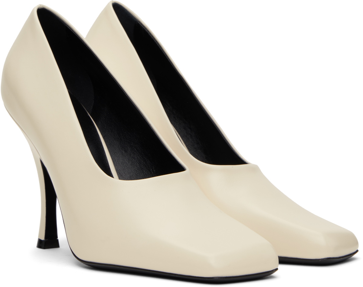 KHAITE Off-White Eva Heels Khaite