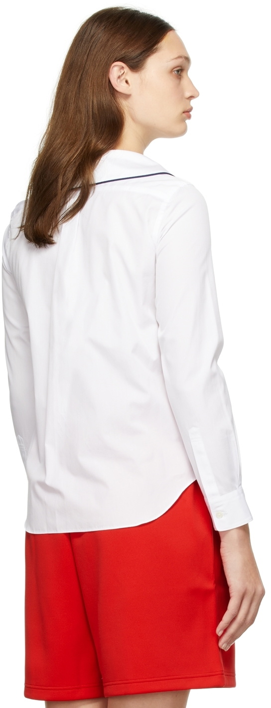 Comme des Garçons Girl White Round Collar Shirt Comme des Garcons Girl