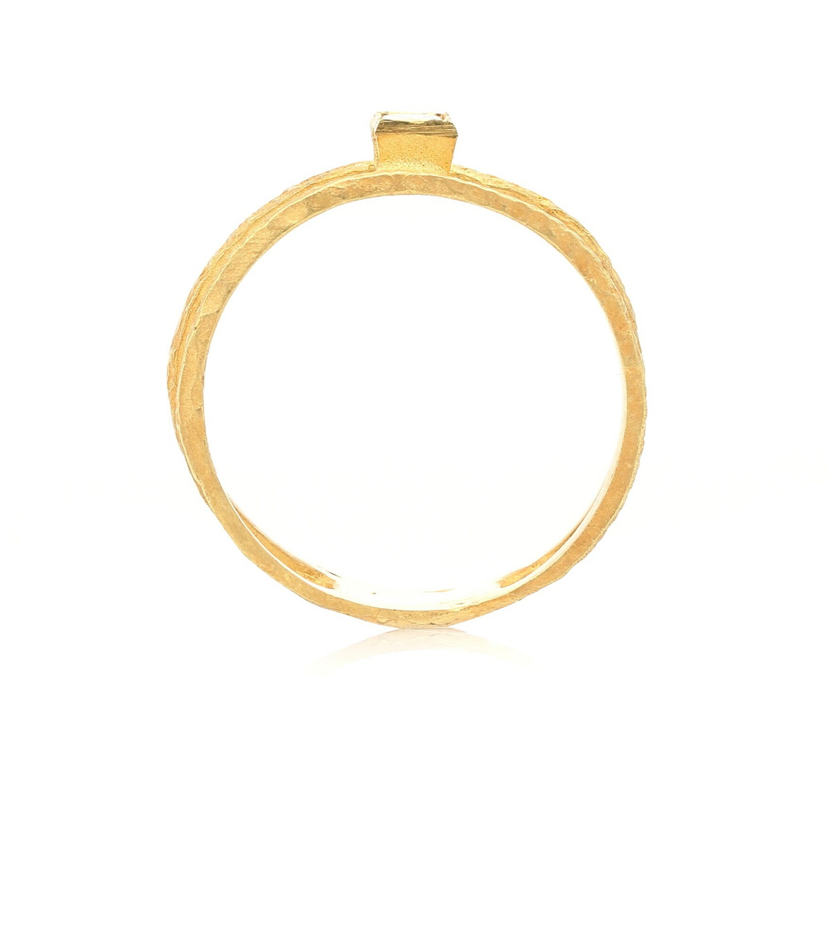 Elhanati - Roxy Fine Graphic 18kt gold ring with diamond Elhanati