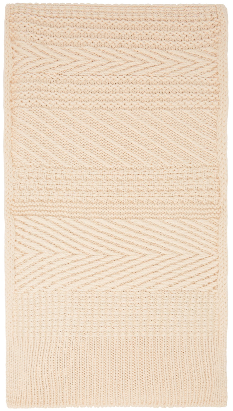Isabel Marant Beige Knit Satia Scarf Isabel Marant