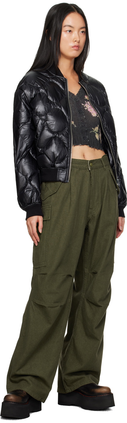 R13 Black Flight Down Jacket R13