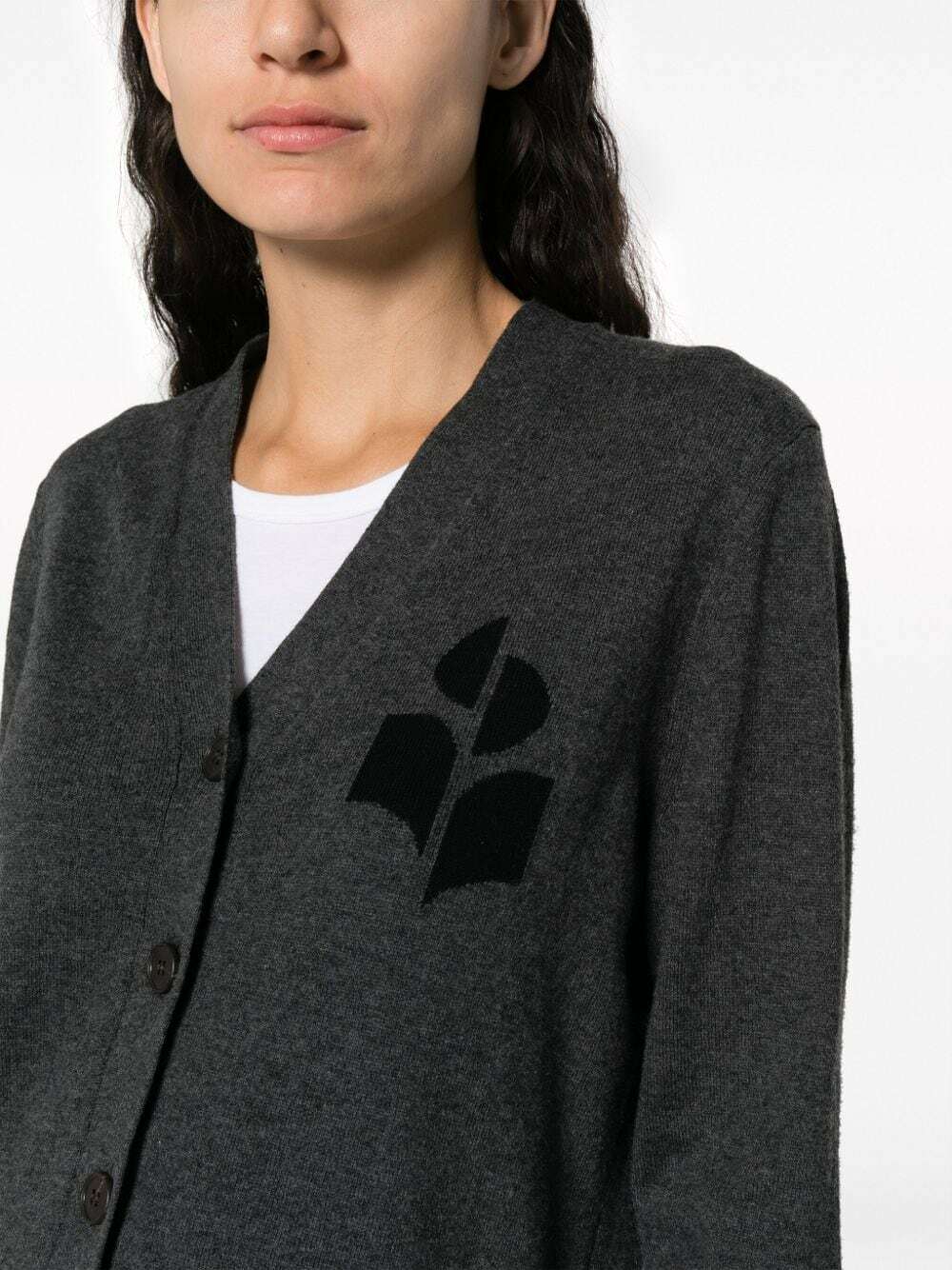 MARANT ETOILE - Karin Wool And Cotton Blend Cardigan Isabel Marant Etoile
