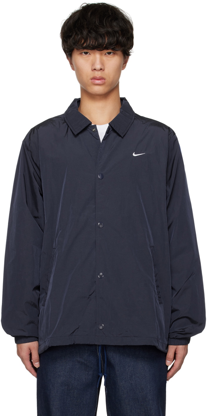 Nike Navy Sportswear Authentics Coaches Jacket Nike