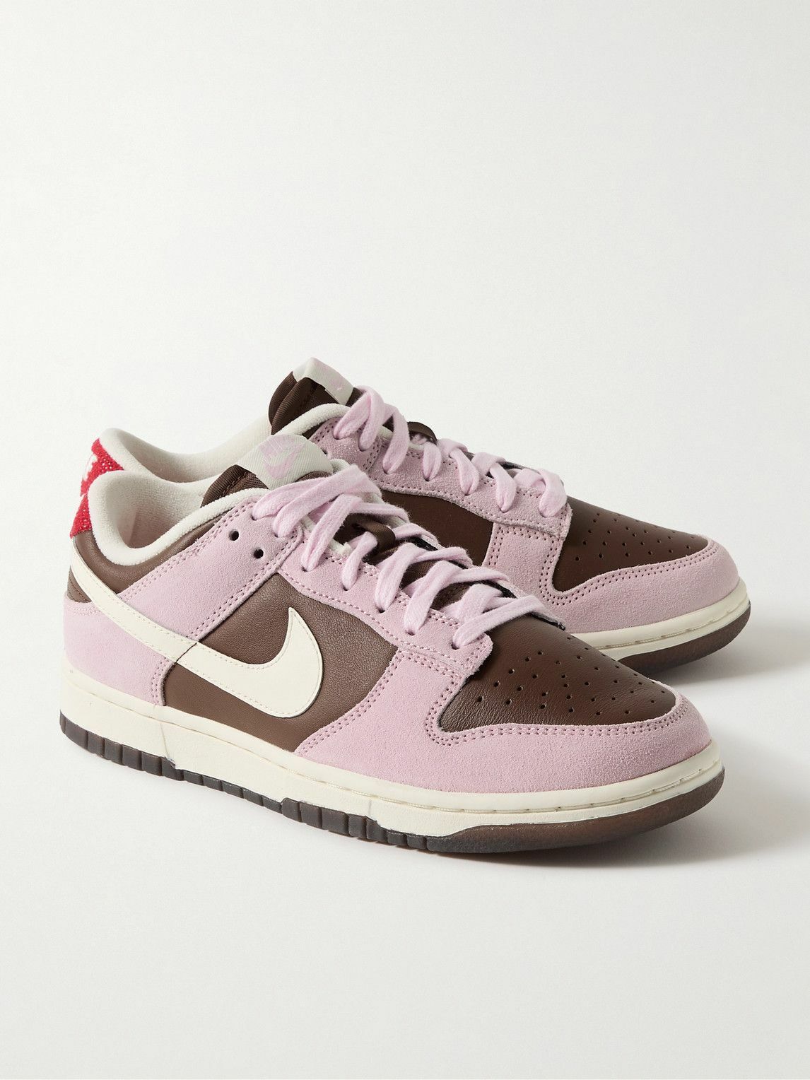 Nike - Dunk Low Leather and Suede Sneakers - Multi Nike