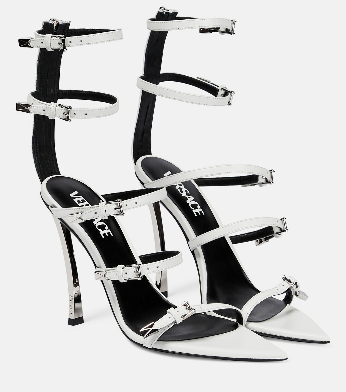 Versace - Pin-Point leather sandals Versace