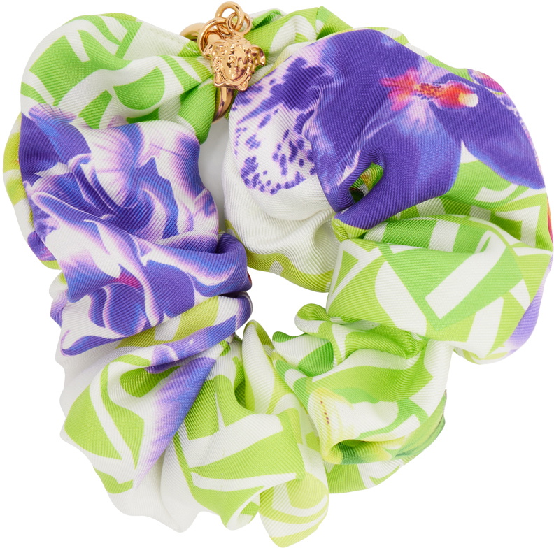 Versace Multicolor Medusa Scrunchie Versace