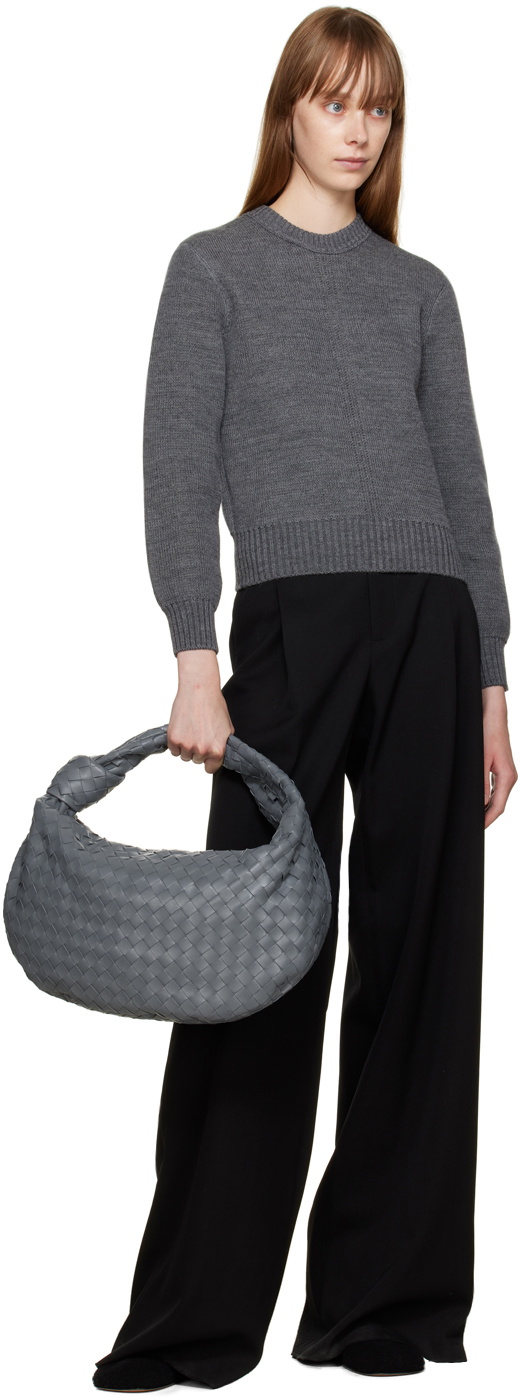 Bottega Veneta Gray Small Jodie Bag Bottega Veneta