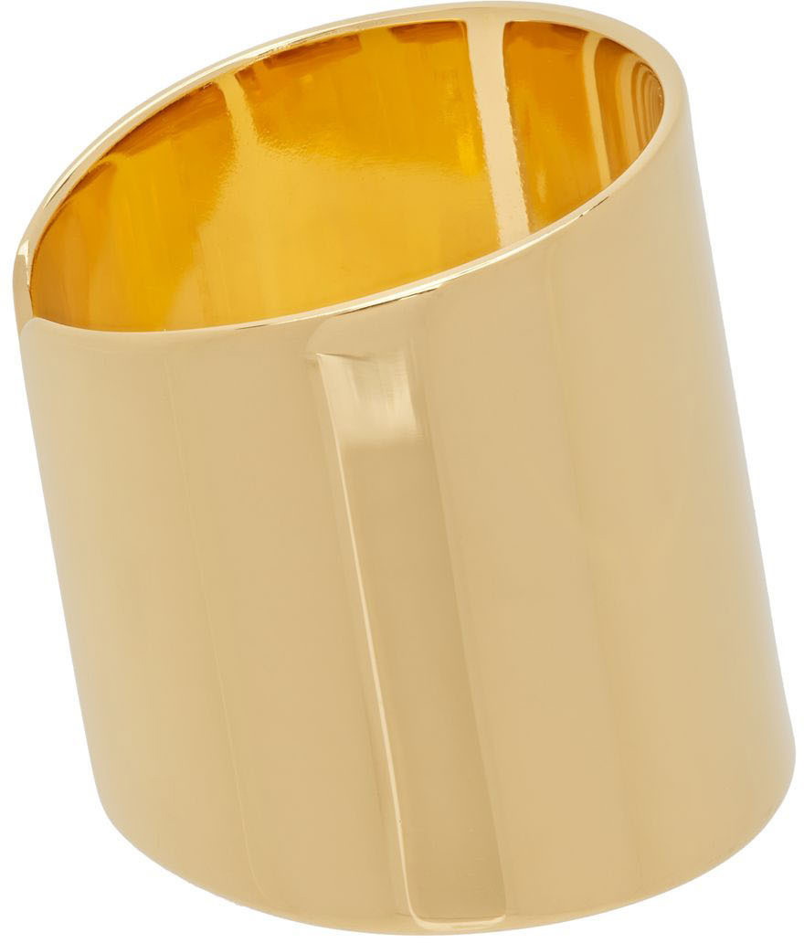 Balmain Gold Tubular Ring Balmain