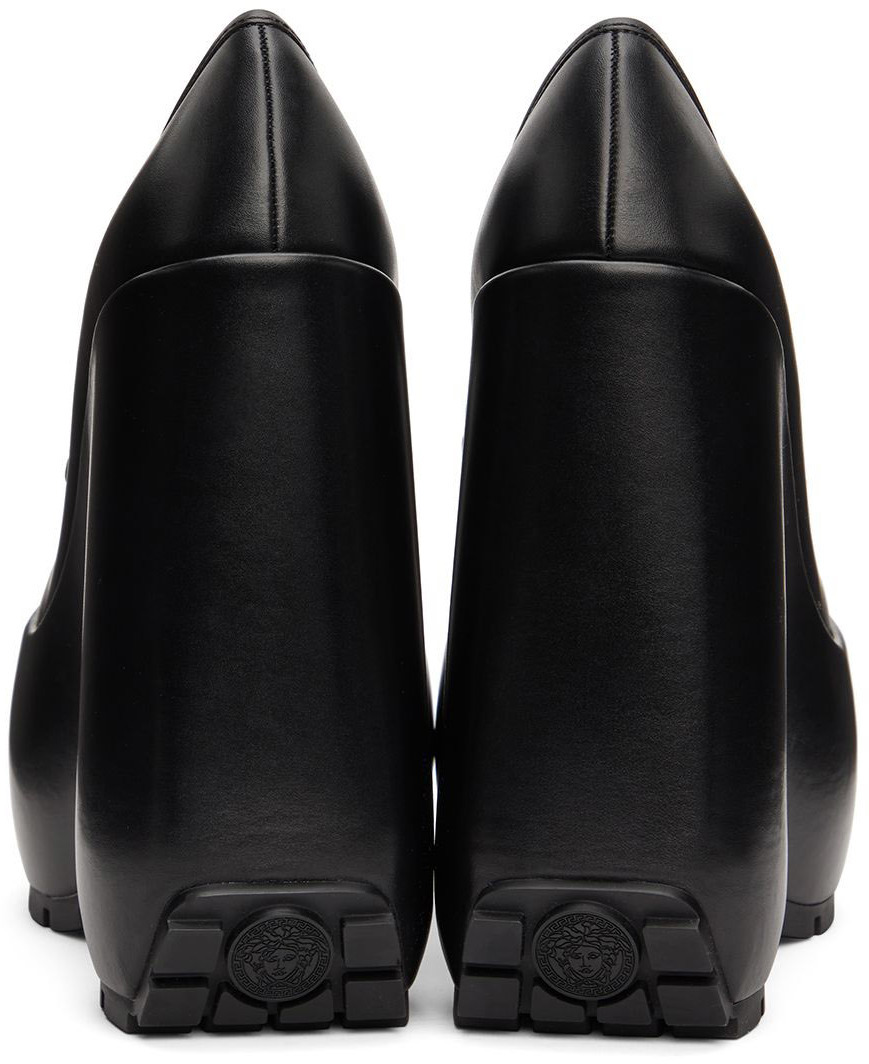 Versace Black Triplatform Heels Versace
