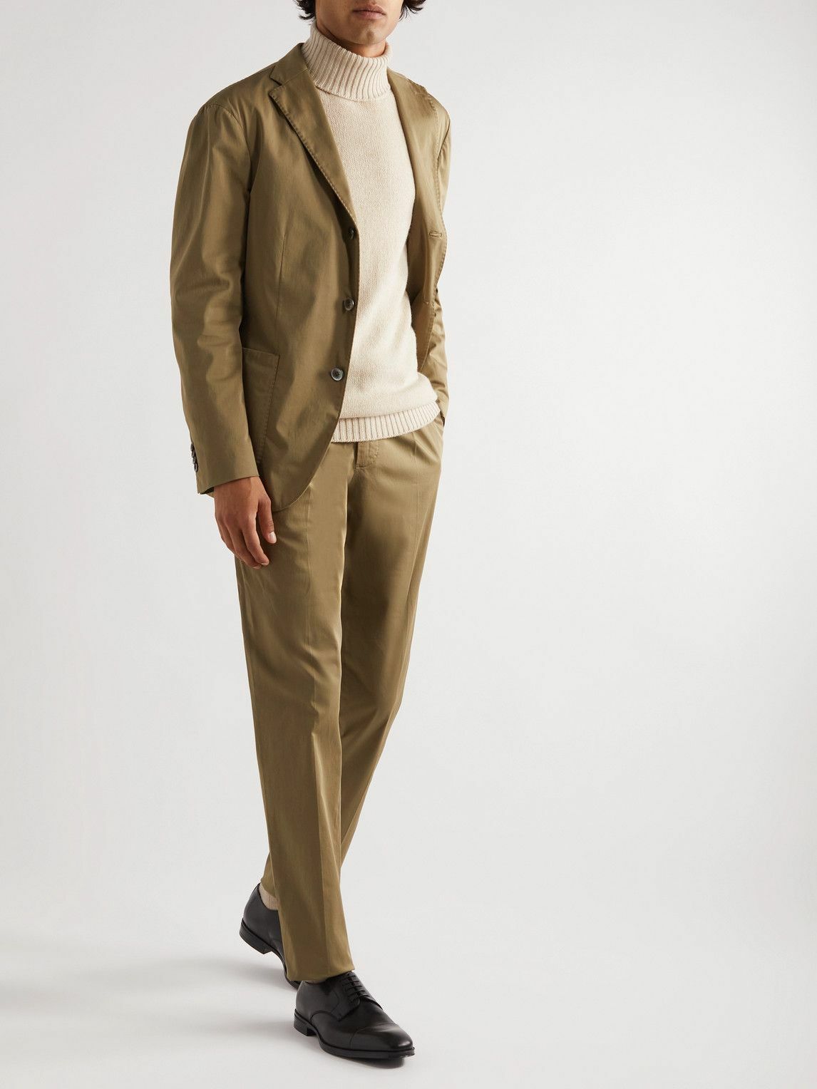 Canali - Leather Derby Shoes - Black Canali