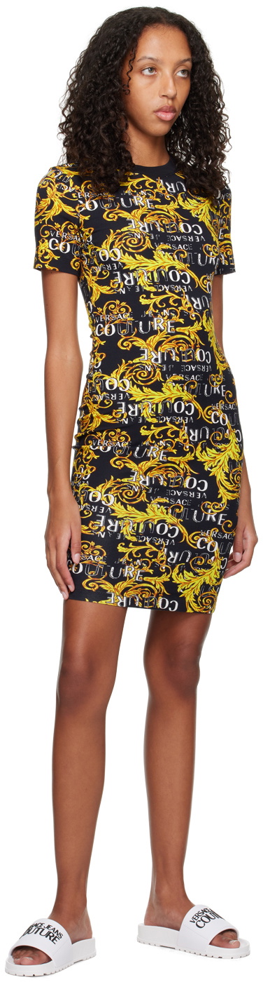 Versace Jeans Couture White Embossed Pool Slides Versace