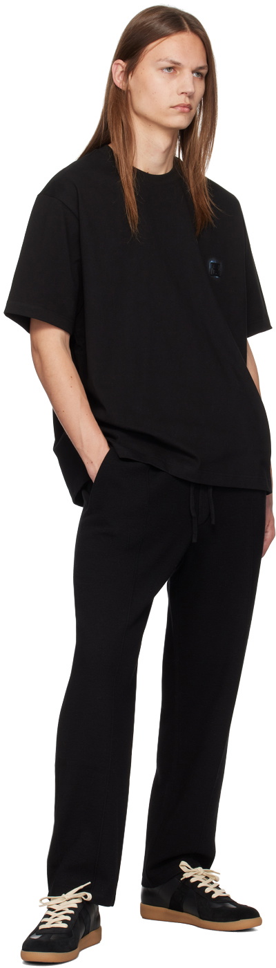 Solid Homme Black Drawstring Sweatpants Solid Homme