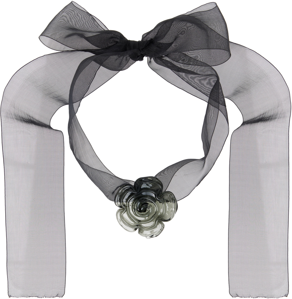 LEVENS JEWELS XL Rose Organza Necklace LEVENS JEWELS