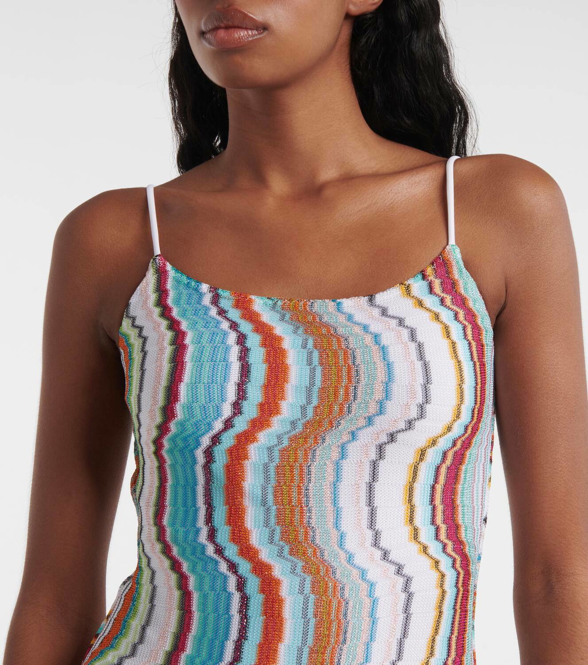 Missoni Wave lamé swimsuit Missoni