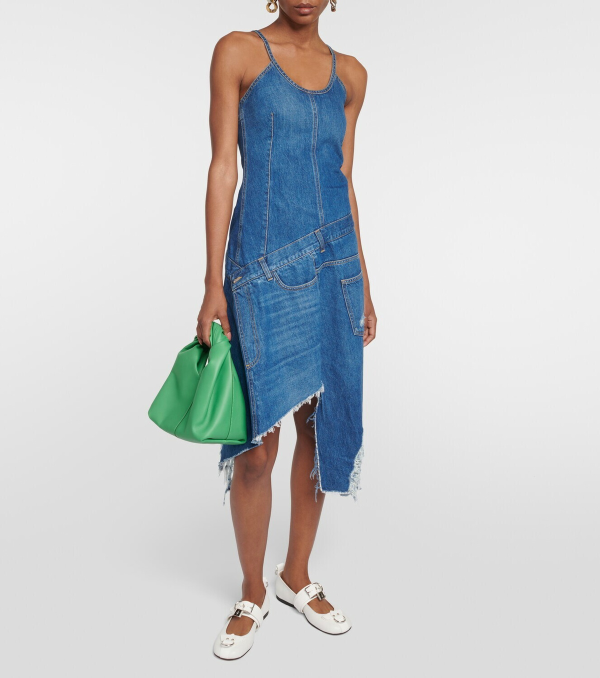 JW Anderson Lock leather ballet flats JW Anderson