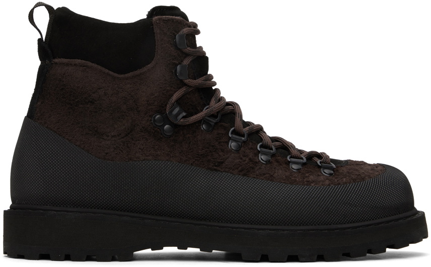 Diemme - Roccia Vet Sport Brushed-Suede and Rubber Hiking Boots - Brown ...