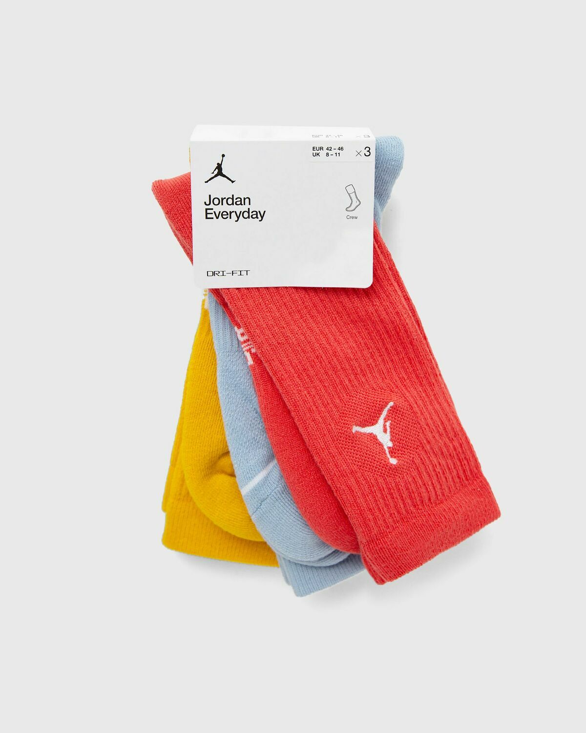 Jordan Everyday Crew Socks (3 Pairs) Multi - Mens - Socks JordanLuca