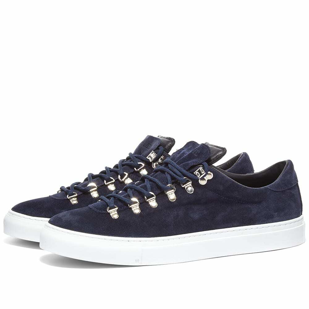 Diemme Men's Marostica Low Sneakers in Navy Suede Diemme
