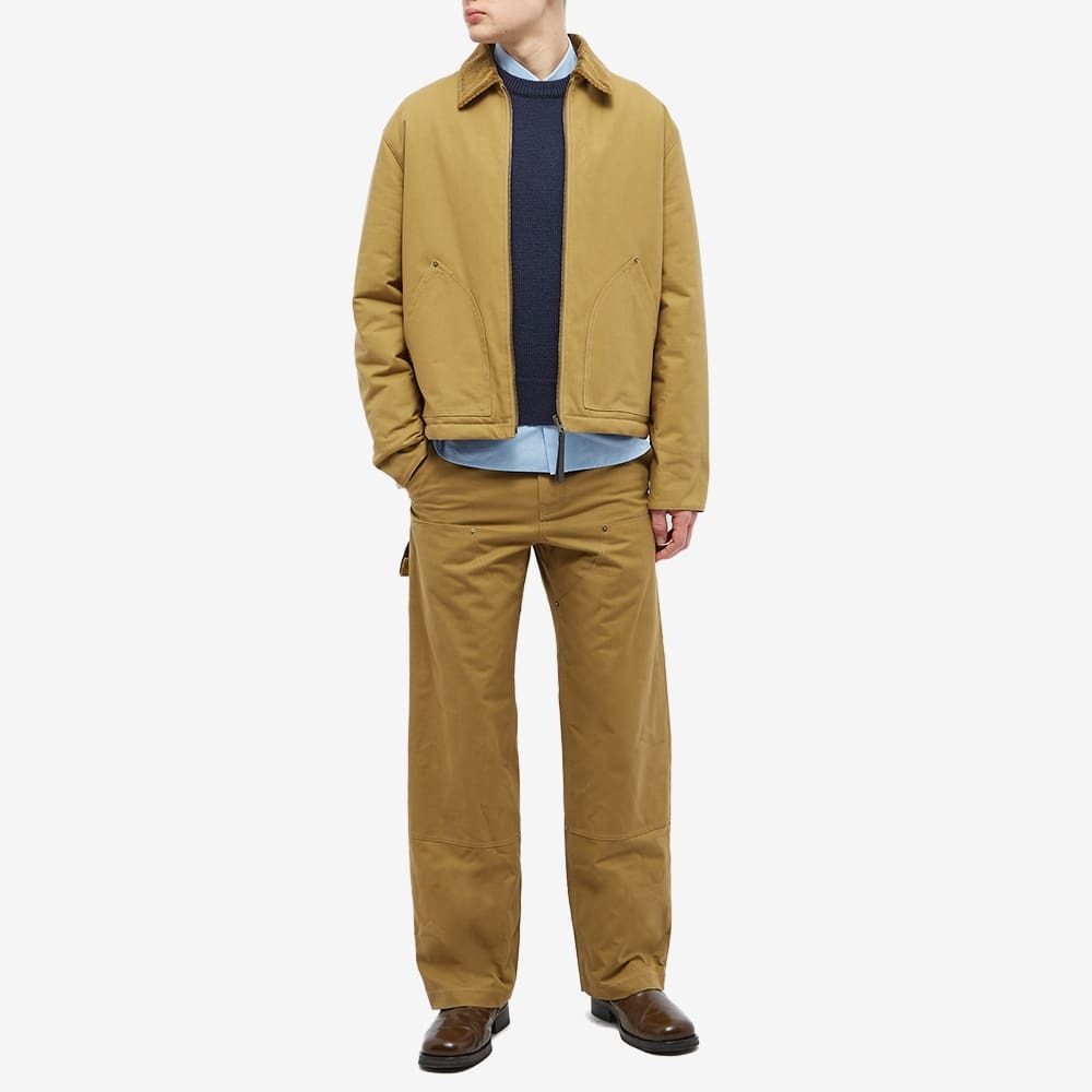 Loewe Men's Zip Workwear Jacket in Chestnut Loewe