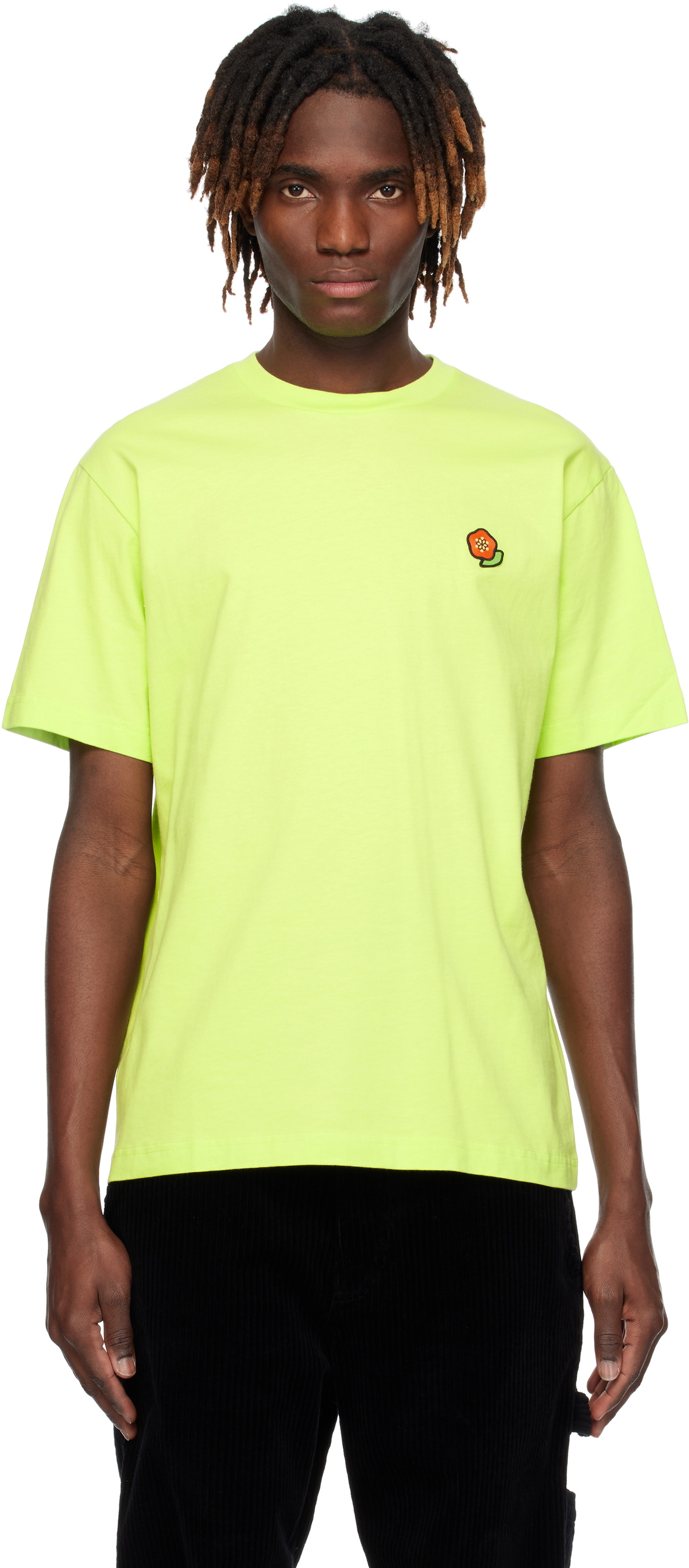 Kenzo Green Kenzo Paris 'KENZO Pop' Embroidered T-shirt Kenzo