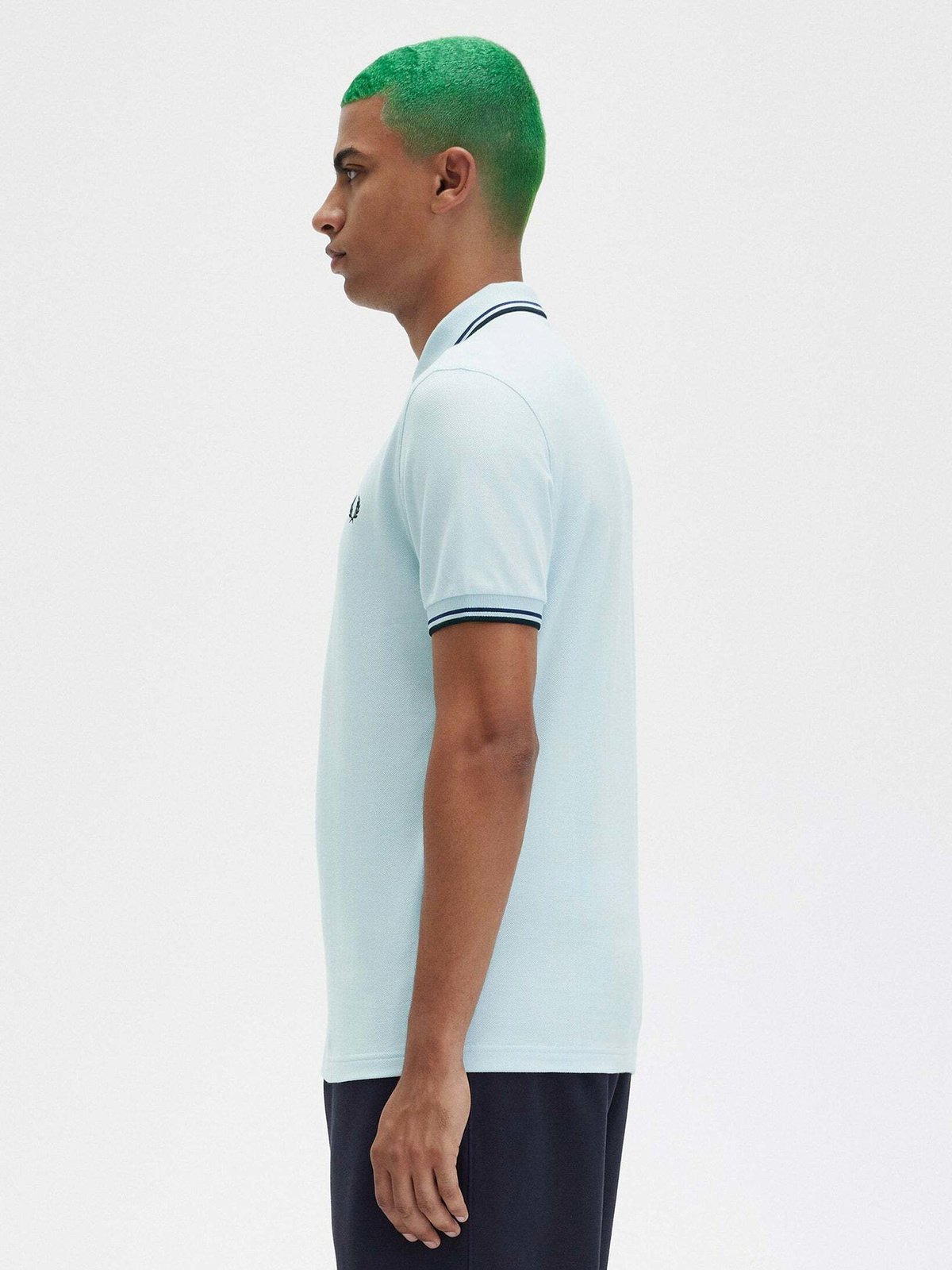 Fred Perry Polo Shirt Blue Mens Fred Perry
