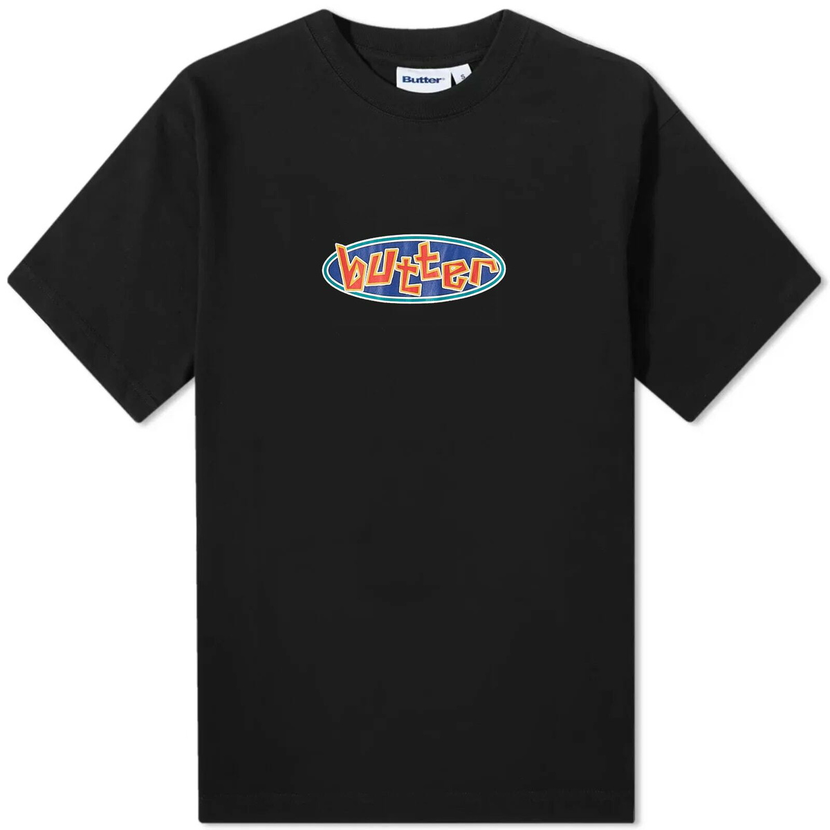 Butter Goods Men's Scattered Logo T-Shirt in Black Butter Goods