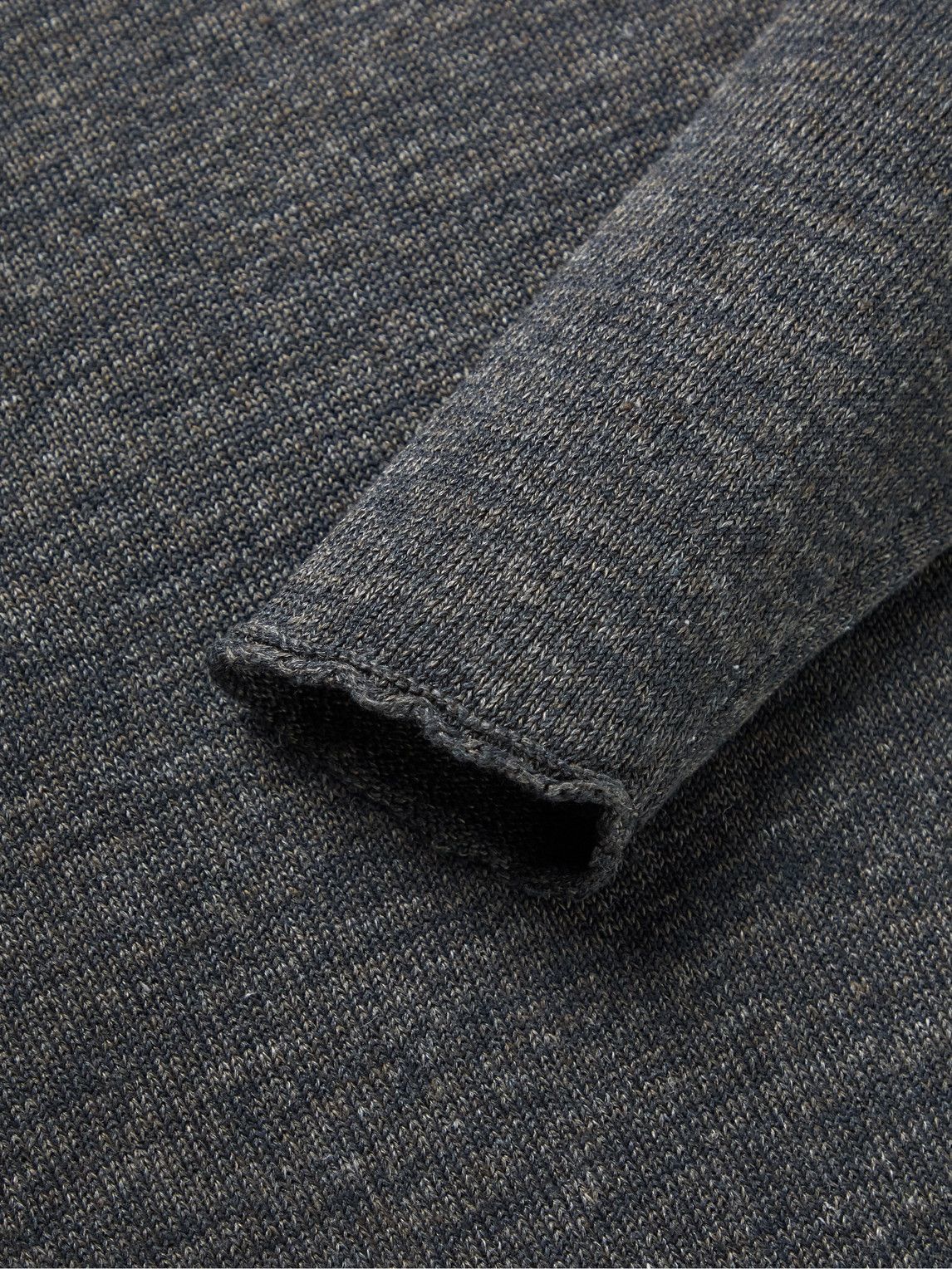 Inis Meáin - Donegal Linen Sweater - Gray Inis Meáin