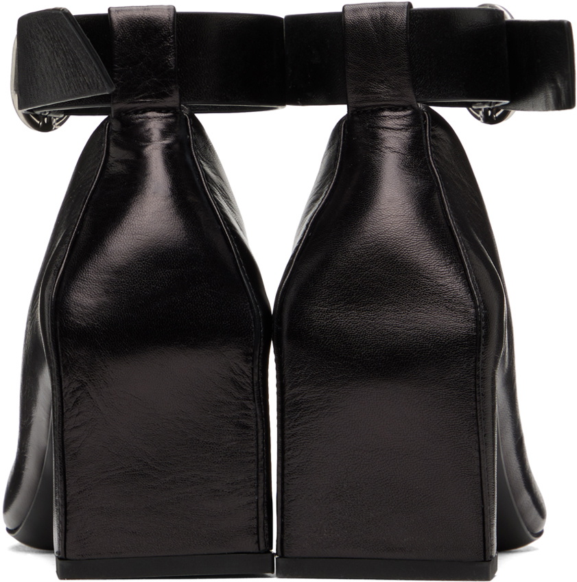 Jil Sander Black Pin-Buckle Heels Jil Sander