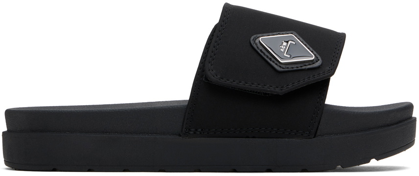 A-COLD-WALL* Black Diamond Padded Slides A-Cold-Wall*