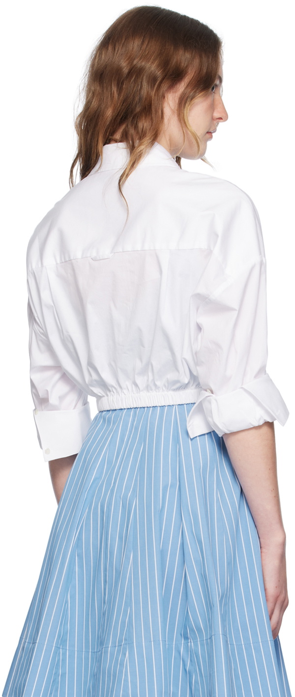 Staud White Lisa Shirt Staud