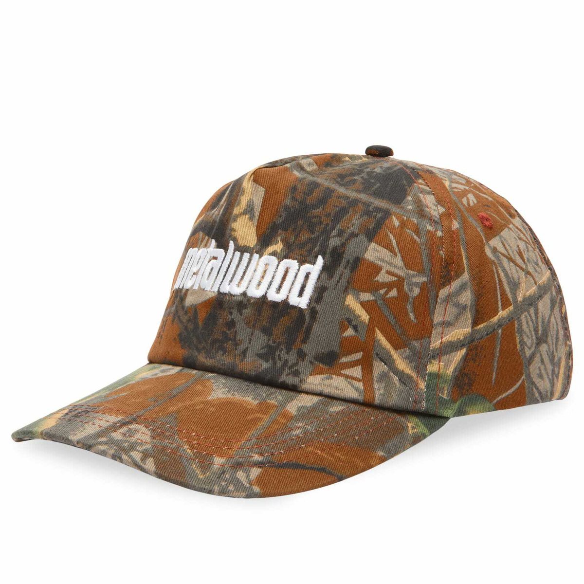 Metalwood Studio Men's Metal Logo Cap in Real Leaf Camo Metalwood
