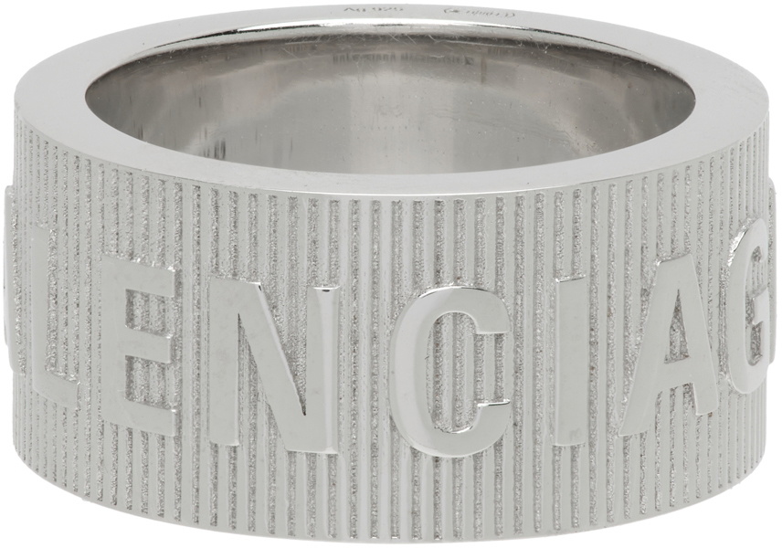 Balenciaga Silver Force Ring Balenciaga