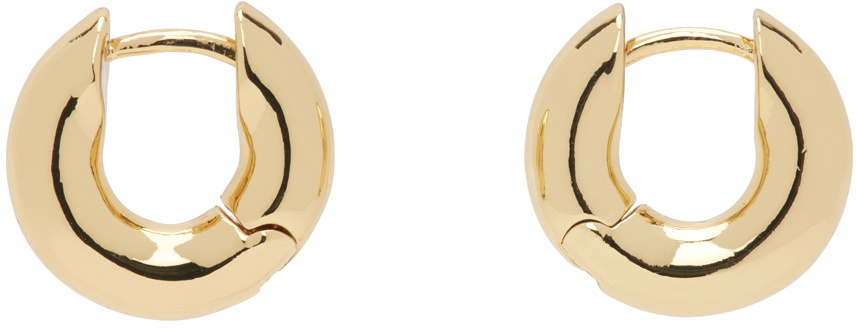 ANINE BING Gold Small Bold Link Hoops ANINE BING