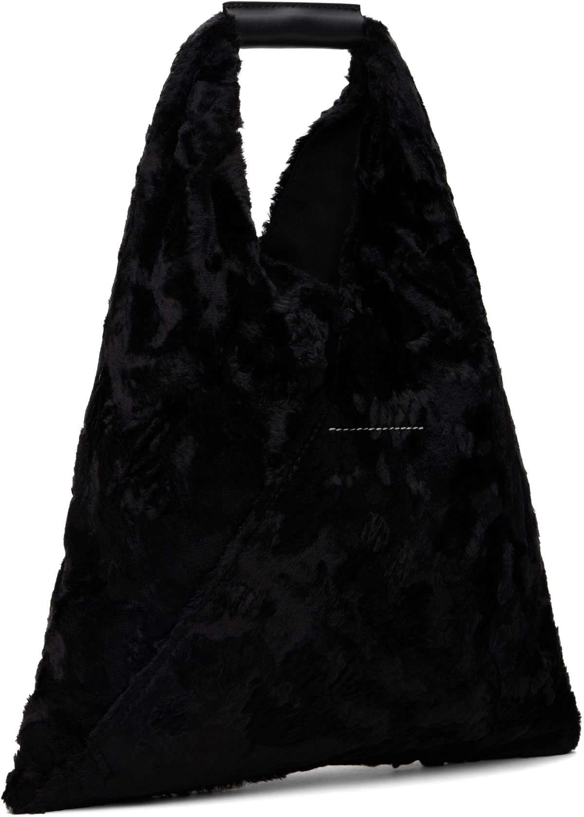 MM6 Maison Margiela Black Classic Small Tote MM6 Maison Margiela