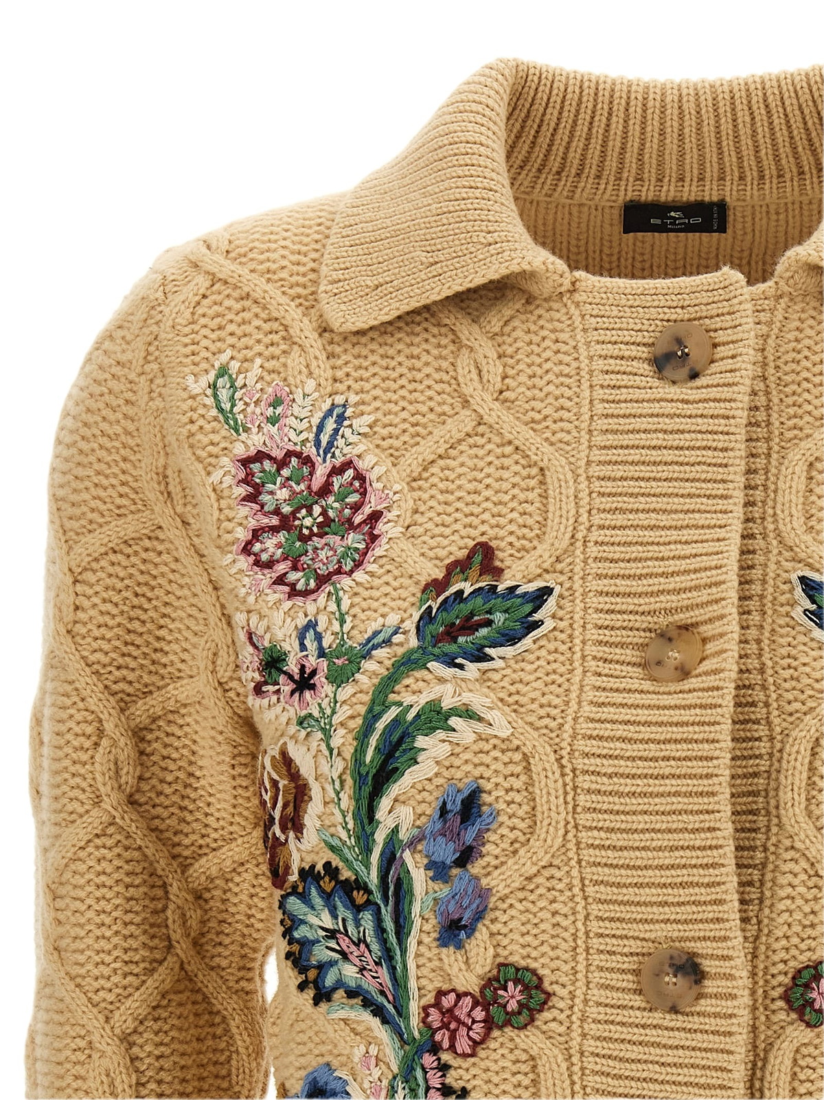 Etro Floral Embroidery Cardigan Etro
