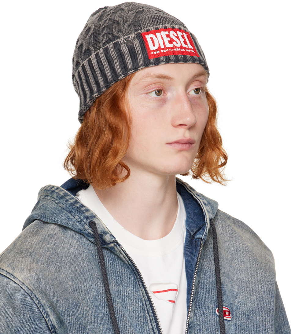 Diesel Black K-Eriko Beanie Diesel