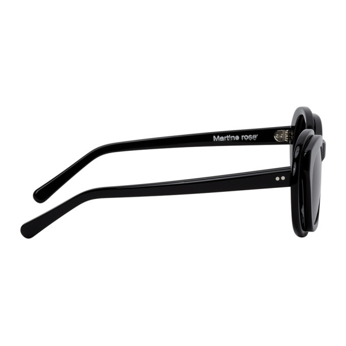 Martine Rose Navy Bug-Eye Hepburn Sunglasses Martine Rose