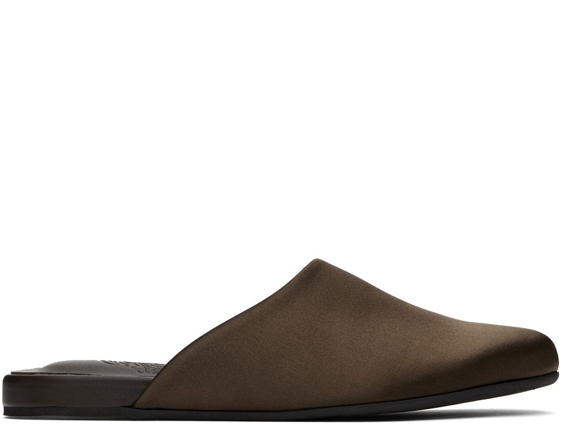 Ancient Greek Sandals Brown 'The Slipper' Slippers Ancient Greek Sandals