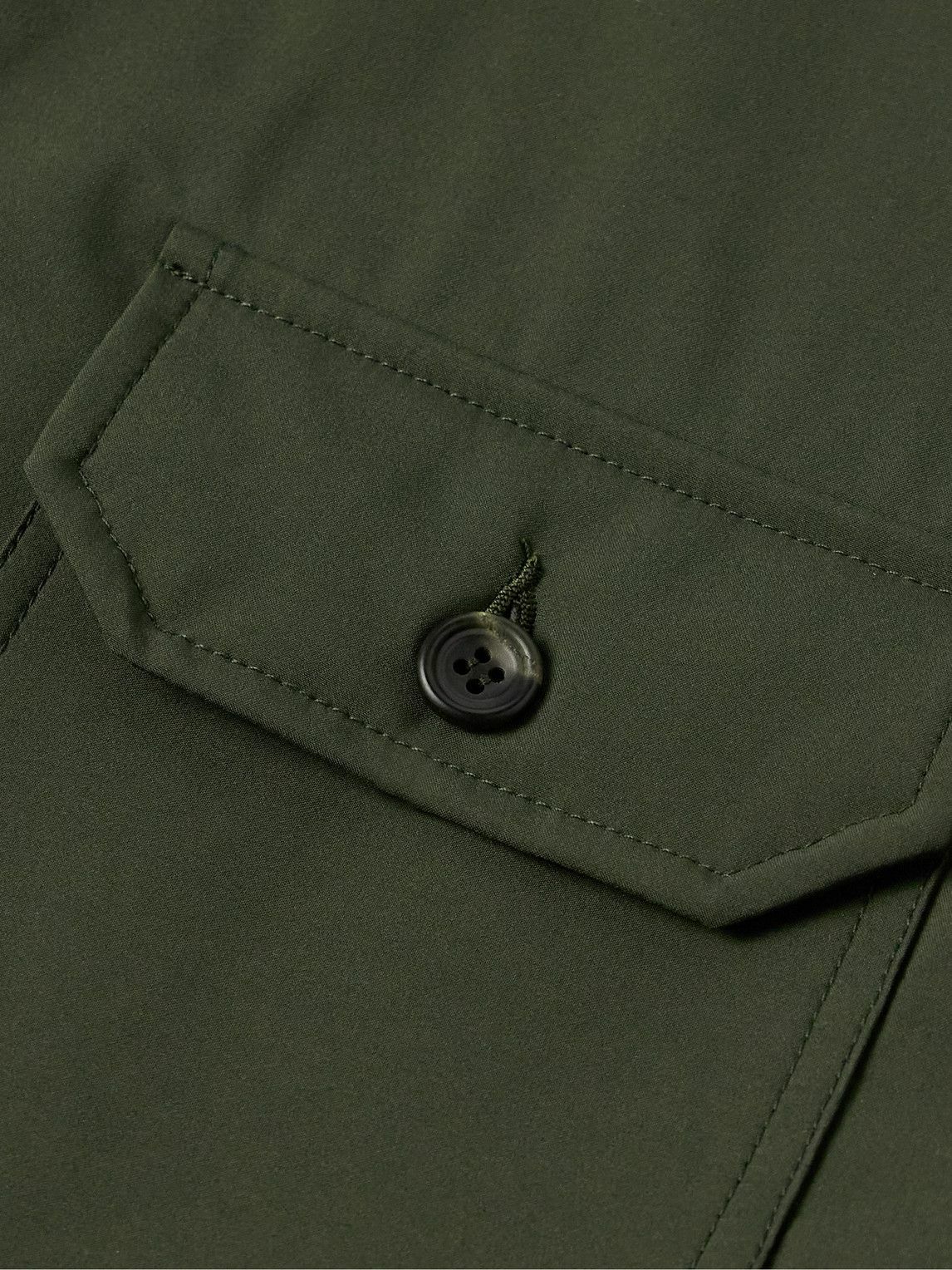Richard James - Padded Tech-Shell Overshirt - Green Richard James