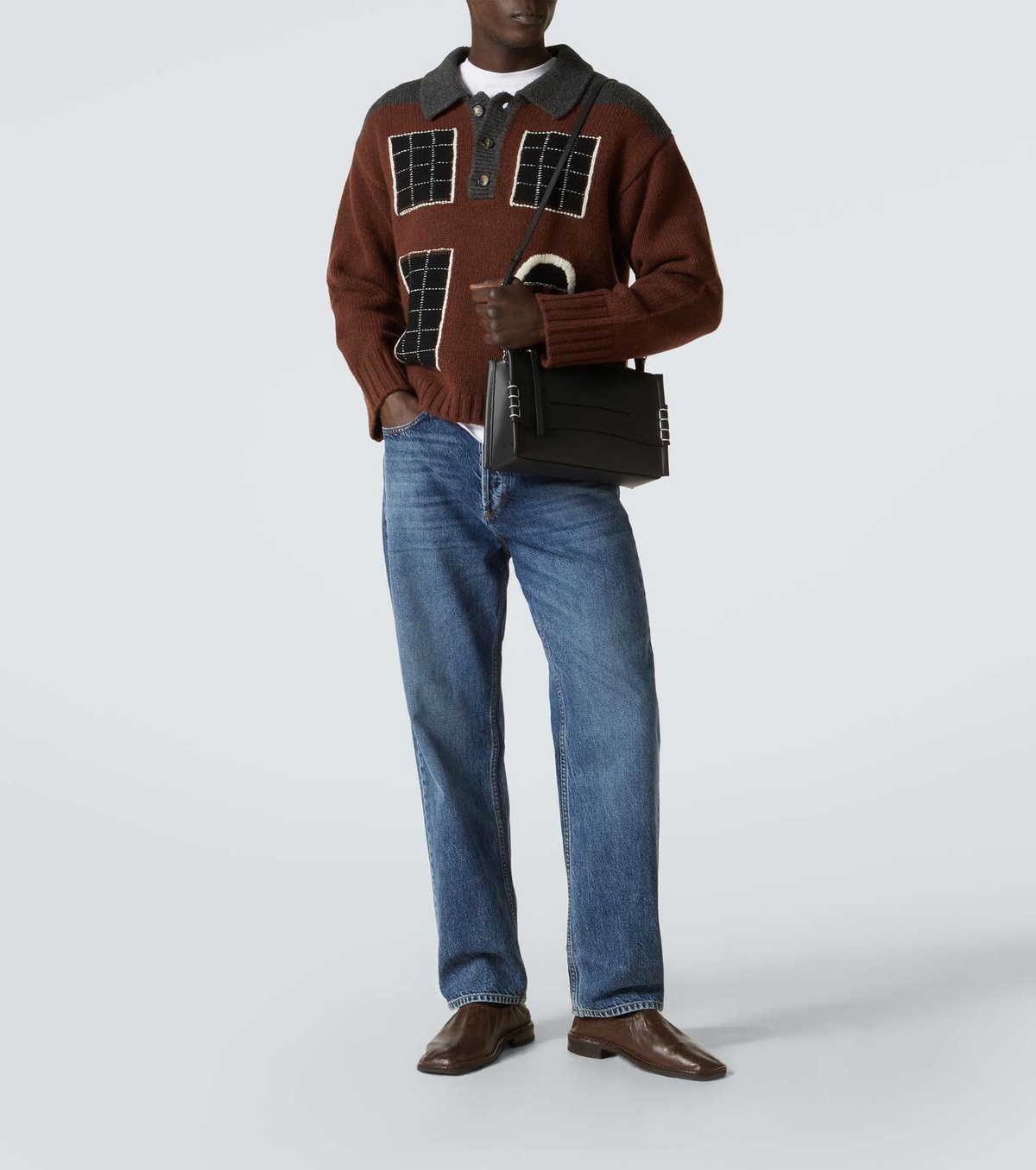 JW Anderson Loafer leather shoulder bag JW Anderson